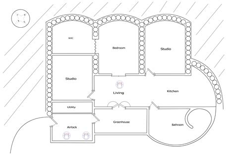 Prelim Layout Sketch This Is A Design Ive Thrown Together For An Earthship I Want To Build In