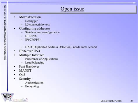 Summary Of The InternetCAR Testbeds Ppt Download