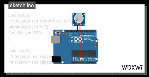 Mostrando Valor Del Potenciometro Wokwi Esp32 Stm32 Arduino Simulator