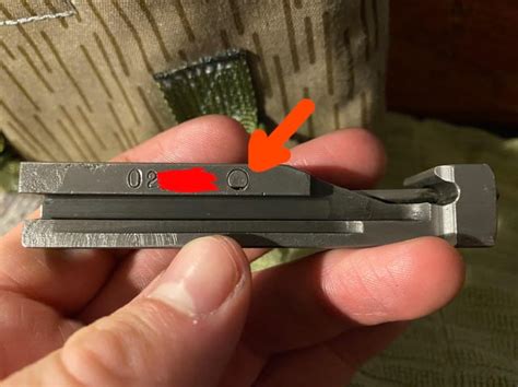 disassembly issue extractor pin will not push through r sks