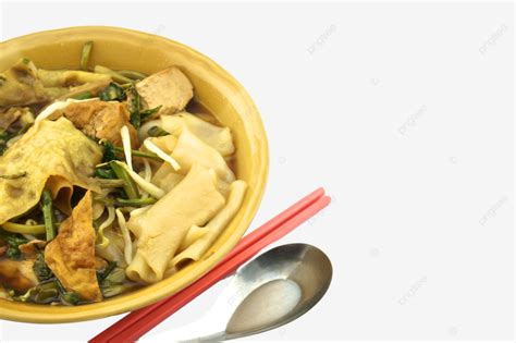 Gambar Sup Mi Nasi Putih Dengan Penyepit Makanan Mi Morning Glory