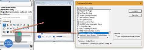 reproducir archivos de audio en excel vba con control de windows media