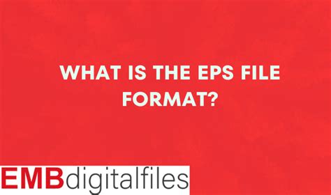 What Is The Eps File Format