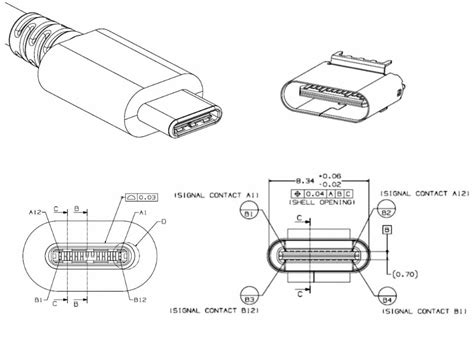 Распиновка Usb Type C кабеля по цветам