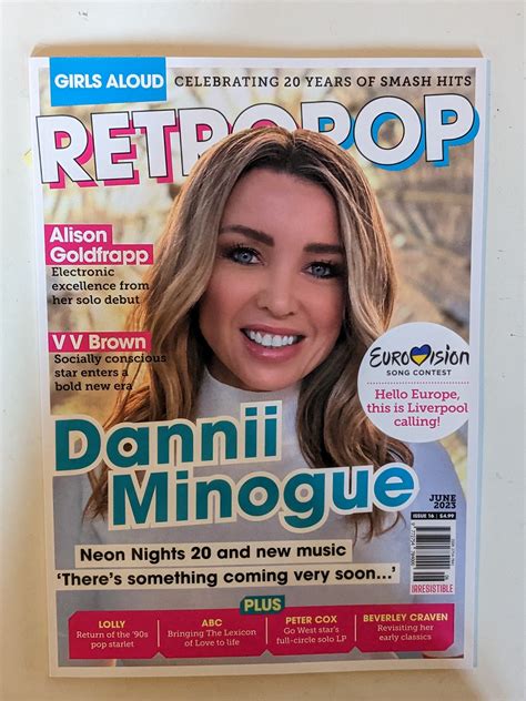 Retro Pop Magazine June 2023 Dannii Minogue Girls Aloud Here At Last