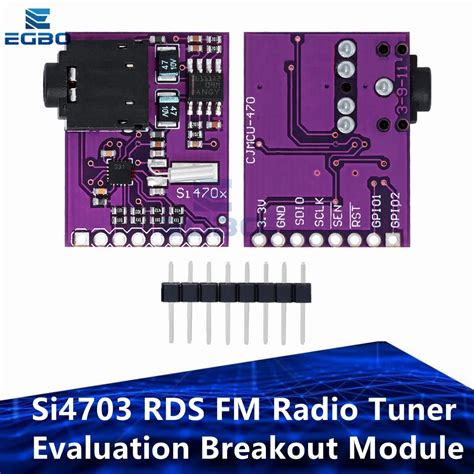Si4703 Rds Fm Radio Tuner Evaluation Breakout Module For Arduino Avr Pic Arm Radio Data Service