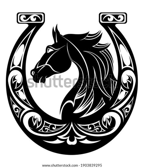Horseshoe Icon Vector Luck Illustration Sign Stock Vector Royalty Free