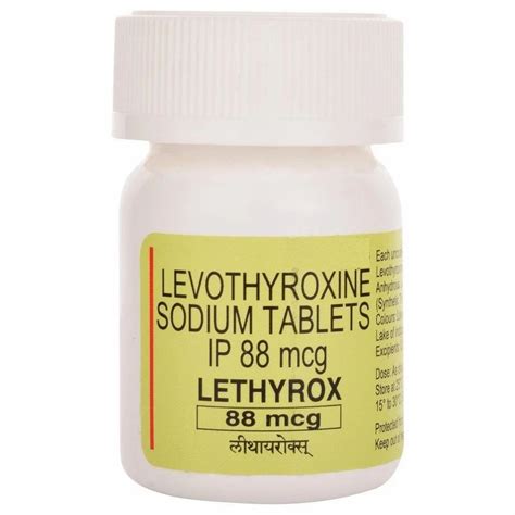Lethyrox 50 Levothyroxine Sodium Tablets 88 Mcg At ₹ 884 Bottle In Surat