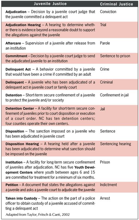 Difference Between Juvenile And Criminal Justice System At Morgan