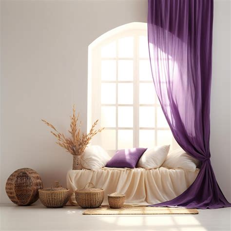 Premium Photo Interior Of The Room With A Large Window Rendering