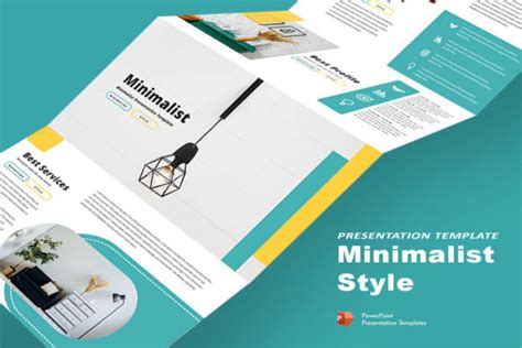 Minimalist Style PowerPoint Template Graphic By Alonkelakon Creative Fabrica