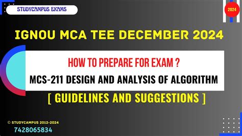 Mcs 211 Examination Question Analysis Design And Analysis Of
