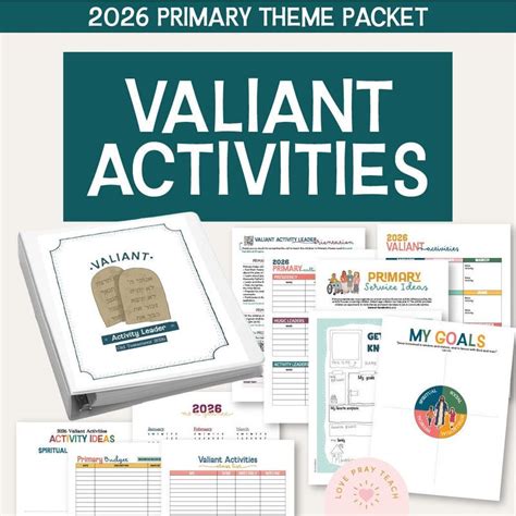 Lds Primary Theme For 2026 Etsy