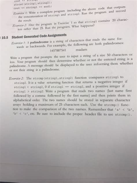 Solved Cout Strcat String1string2 Cout