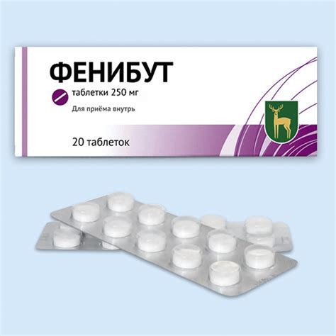 Фенибут инструкция по применению показания противопоказания побочное действие описание