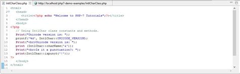 Learn How To Work With Intlchar Class In Php7
