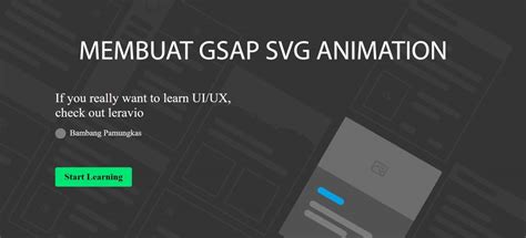 cara membuat gsap svg animation leravio