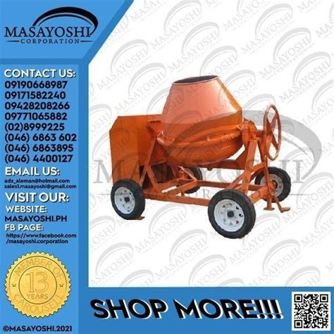 One Bagger Cement Mixer A Frame With Robin 75hp Gasoline Engine