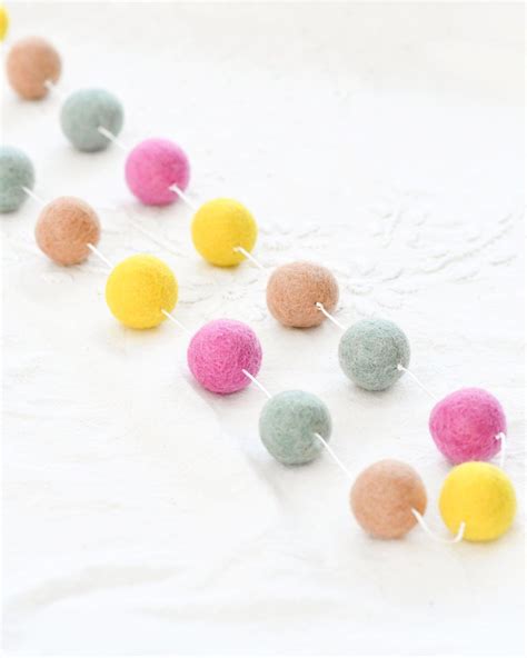 Buy Handmade Felt Garlands In Various Shapes And Colours Tara Treasures