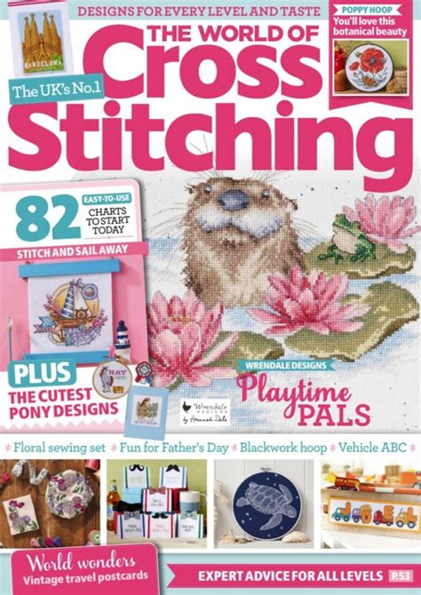 world of cross stitching magazine june 24 issue 346 mags direct