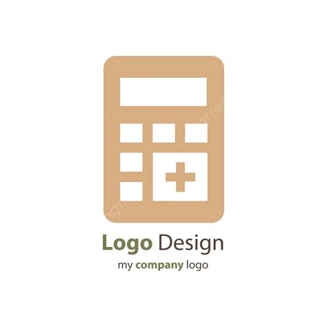 Calculator Logobrown Color Button School Calculate Vector Button School Calculate Png And
