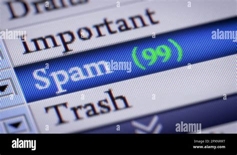 Spam Mailbox Looping My Own Design Of Program Menu Stock Video Footage Alamy