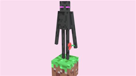 Minecraft Enderman 3d Model Download Free 3d Model By Yosiel Yosh