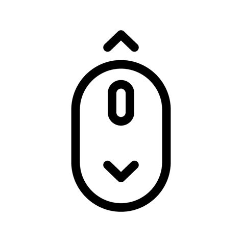 Illustration Of Mouse Scroll Line Icon 67884284 Vector Art At Vecteezy