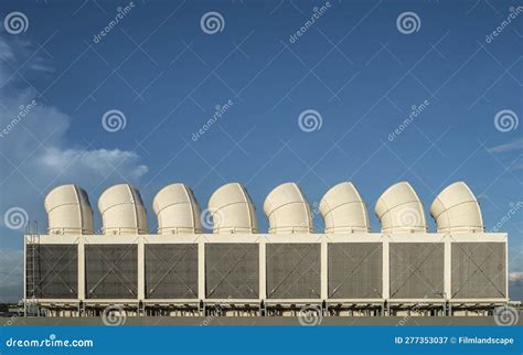 Cooling Tower Stock Image Image Of System Infrastructure 277353037