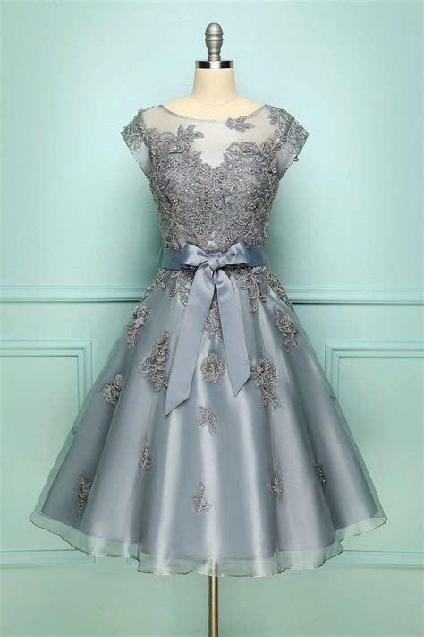 Grey Vintage Short Prom Dress Artofit