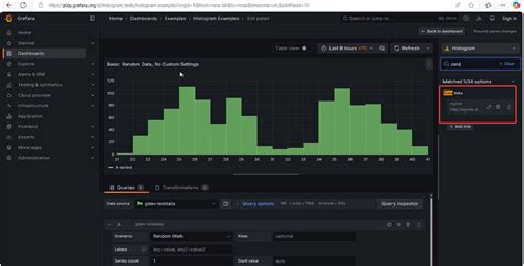 Datalinks And Histogram Visualisation Data Links Grafana Labs Community Forums