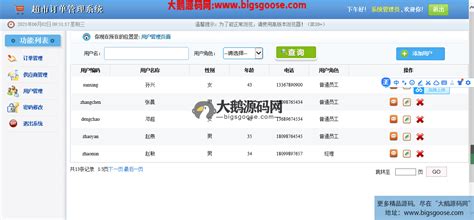 基于Jsp Servlet超市订单管理系统 大鹅源码网