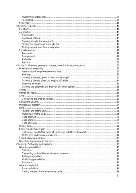 Aqa Gcse Mathematics Foundation Revision Notes Mathematics