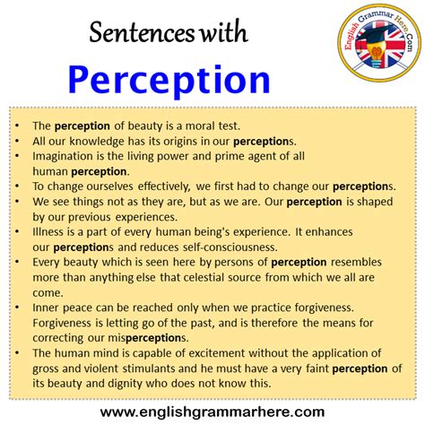 Sentences With Perception Perception In A Sentence In English Sentences For Perception