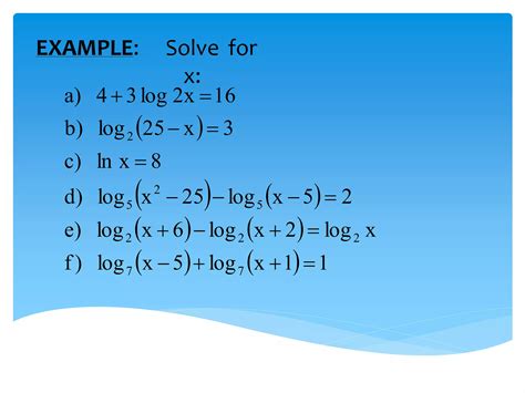 Exponential And Logrithmic Functions Pptx