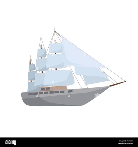 Vector Ship Isolated Stock Vector Image And Art Alamy