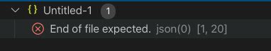 Json End Of File Expected When Formatting JSON Issue Microsoft Vscode GitHub