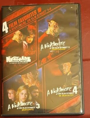 4 Film Favorites A Nightmare On Elm Street 1 4 Dvd 2008 Free