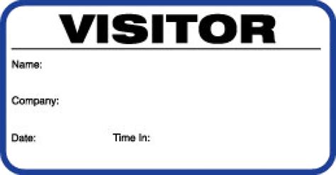 Visitor Pass Registry Book Stock Non Expiring Badges 703 Company 1