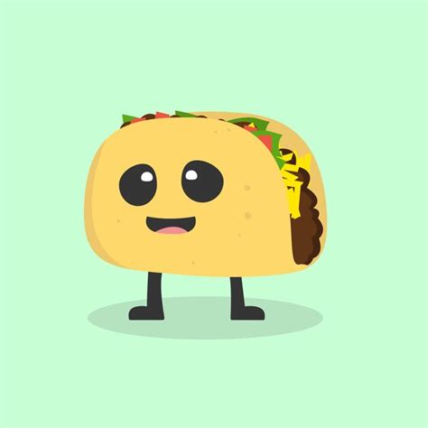 Cute Taco Premium Vector