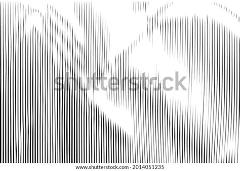 Reticulated Texture Lines Moire Effect Linear Stock Vector Royalty