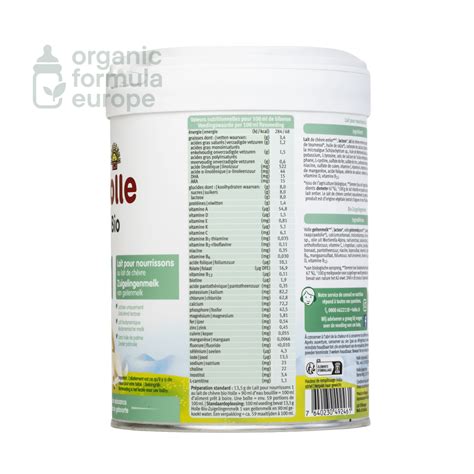 Holle Goat Dutch Stage 1 Organic Formula From Birth