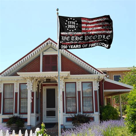 250 Anniversary Usa Flag 3x5 Ft 250 Year American Anniversary Flag