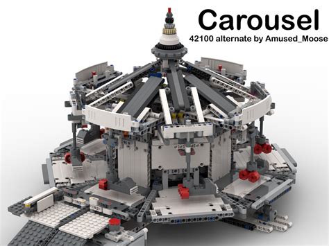 Lego Moc Carousel By Amusedmoose Rebrickable Build With Lego