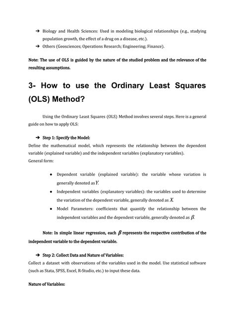 Solution Hidden Secrets Of Ordinary Least Squares Ols Estimation