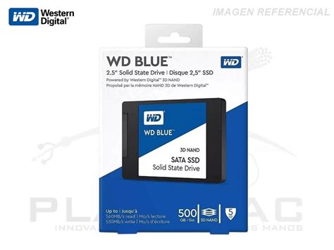 WD Blue 3D NAND SATA SSD WDS500G2B0A - U, PN: WDS500G2B0A , WESTERN ...