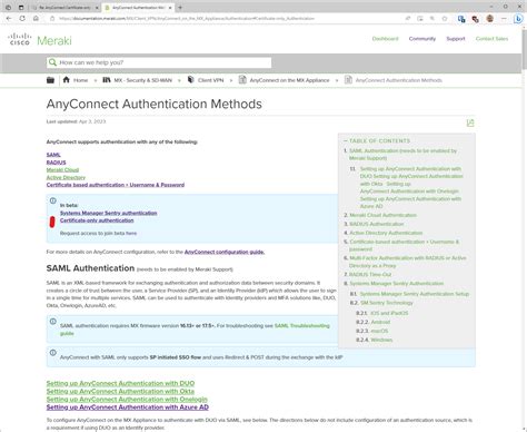 Anyconnect Certificate Only Authentication Beta Experiences The Meraki Community