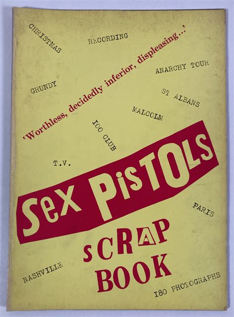 Lot 504 Sex Pistols Scrapbook