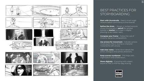 169 Storyboard Template Sketch Style Digital Download For