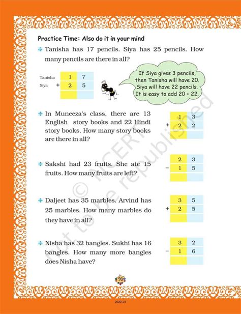 Ncert Book For Class 2 Maths Chapter 12 Give And Take Indcareer Schools